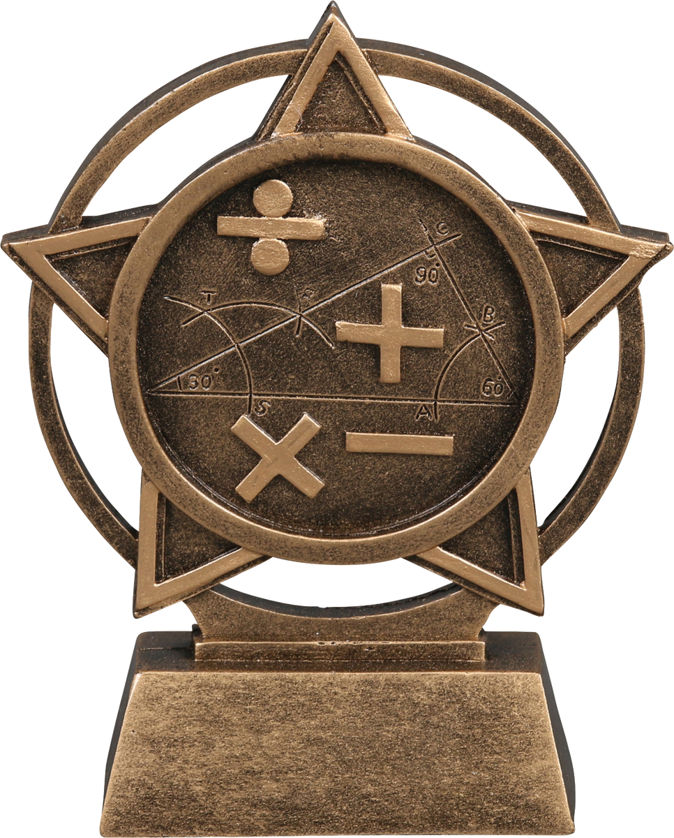 56904GS Orbit Resin Math Trophy – Trophy Shop Mobile